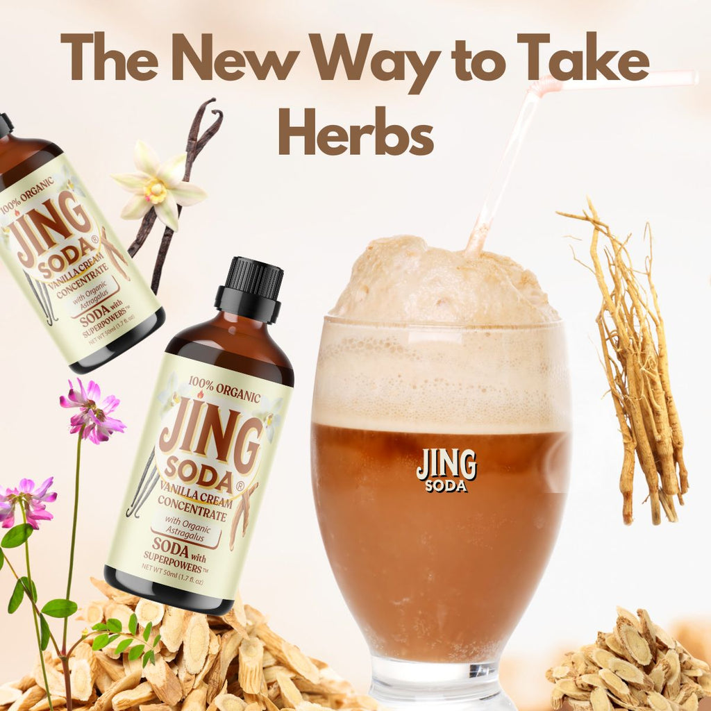 Jing Soda, Vanilla Cherry Super Cola, 50mL (3 Pack) – Jing Soda®